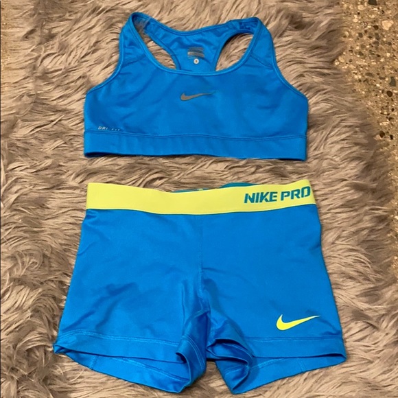 Nike | Shorts | Nike Pro Workout Set | Poshmark